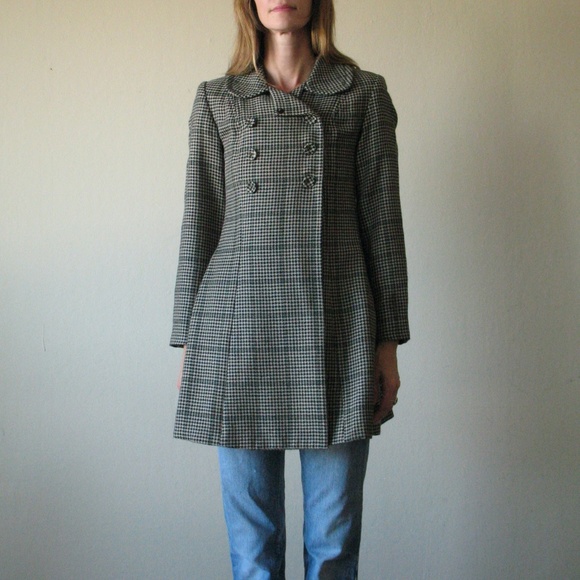 Lyell | Jackets & Coats | Lyell Nyc Emma Fletcher Coat Wool Herringbone ...